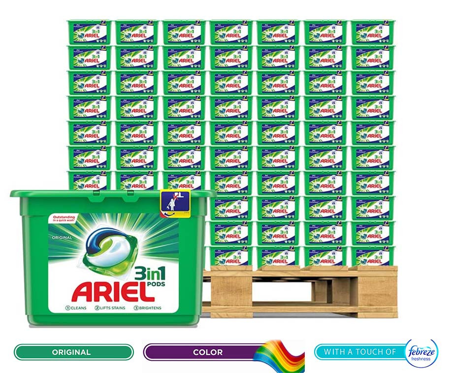 MEGA PACK Ariel All-In-1 Pods - Keuze Uit Color En Regular ...
