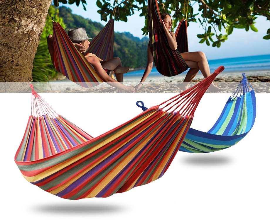 Comfortabele Grote Hangmat - Verkrijgbaar In 2 Zomerse Kleuren ...