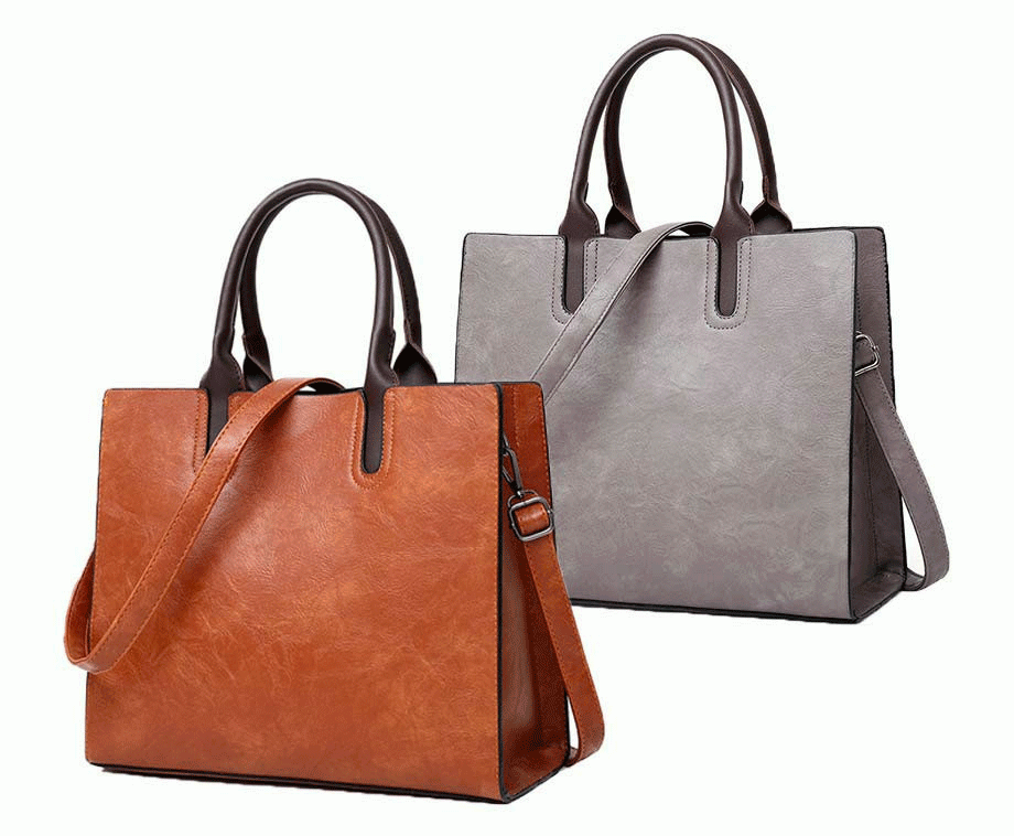 Ruime Leren Damestas - Verkrijgbaar In 2 Kleuren! | VoordeelVanger.nl ...