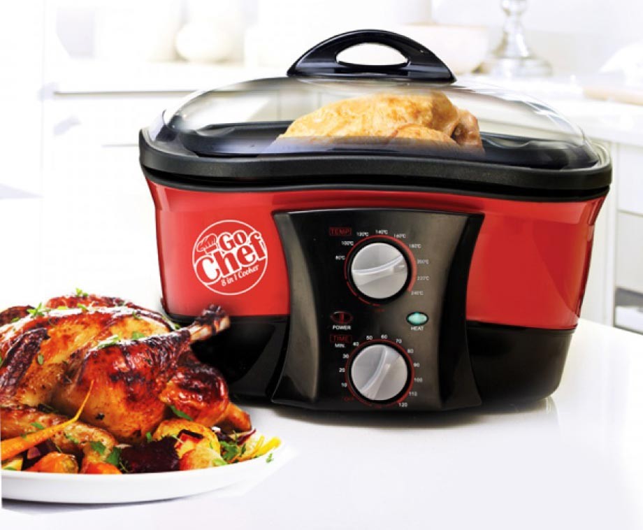 Go Chef - De 8 in 1 Cooker Die Gezond Kan Braden, Frituren, Koken ...