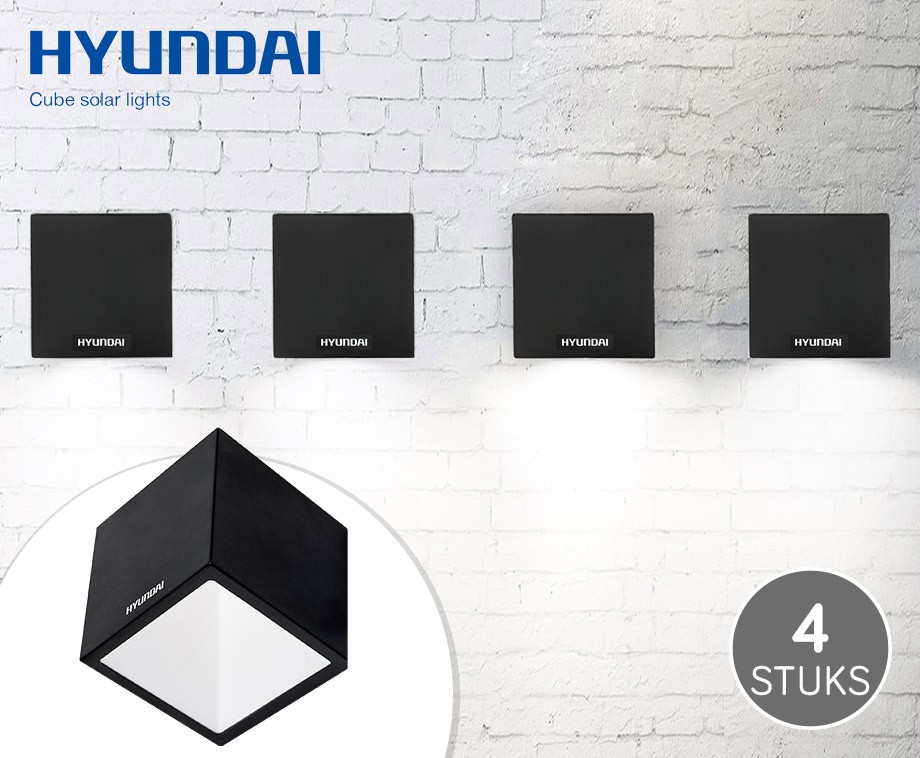 Draadloze Solar LED Cubes Voor Buiten - Gaan Automatisch Aan In Het ...