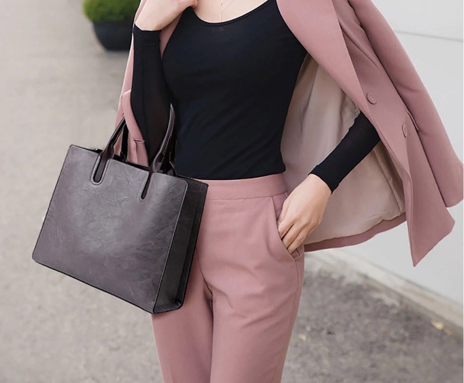 Ruime Leren Damestas - Verkrijgbaar In 2 Kleuren! | VoordeelVanger.nl ...