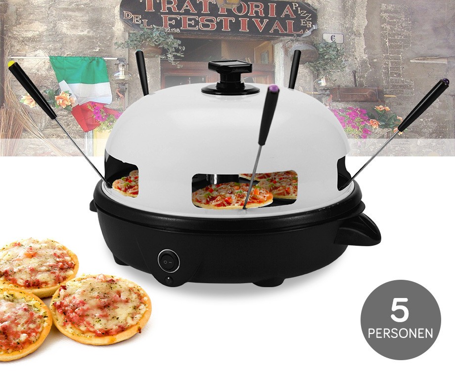 Mini Pizza Oven Voor 5 Personen - Geniet Van Zelfgemaakte Pizza’s ...
