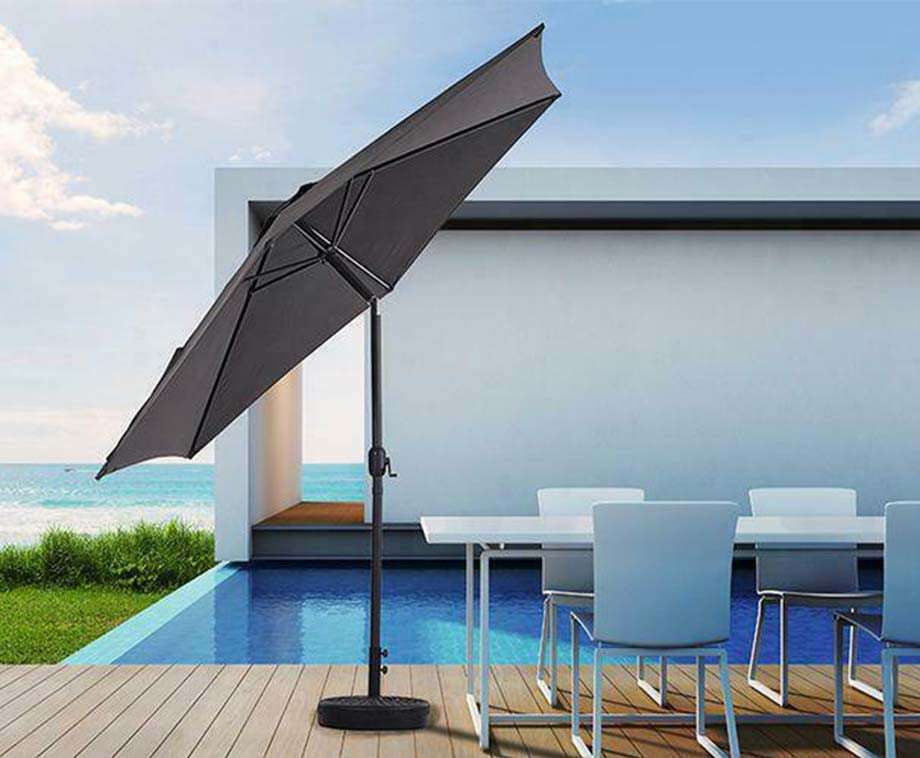 XL Parasol Met Diameter Van 3 Meter - Voorzien Van Handig Kantelsysteem ...