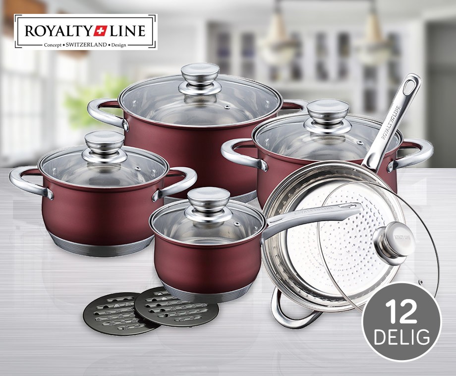 12-Delige Royalty Line Switzerland Pannenset - Verkrijgbaar In 5 ...