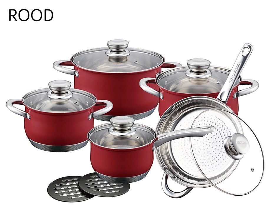 12-Delige Royalty Line Switzerland Pannenset - Verkrijgbaar In 5 ...