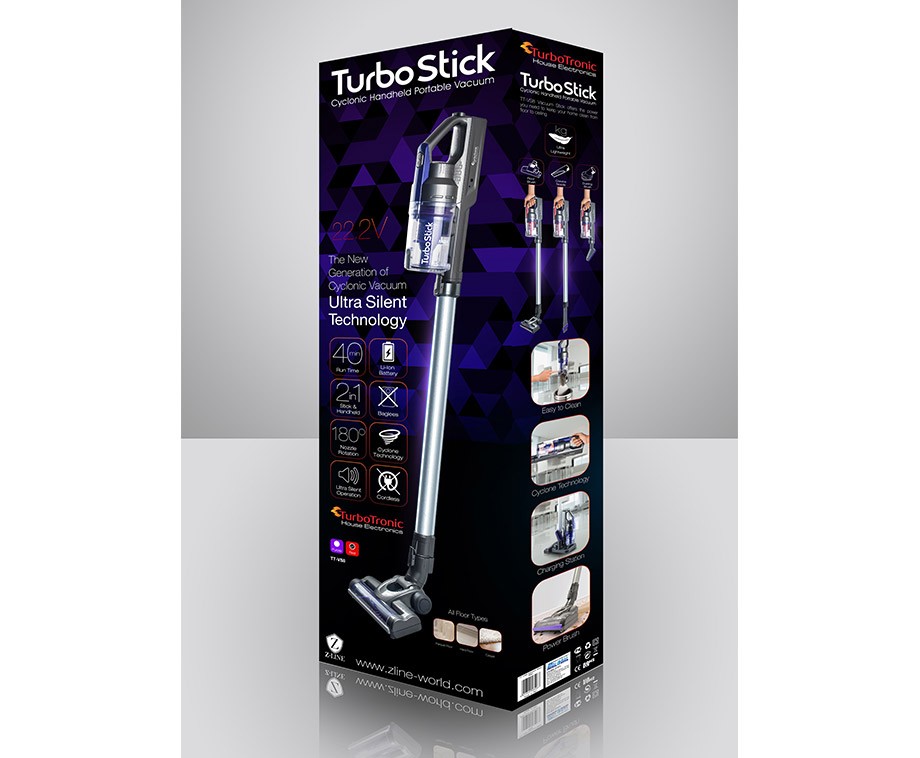 Turbo Stick Cyclone Accustofzuiger - Snoerloos, Compact En Ultra Licht ...