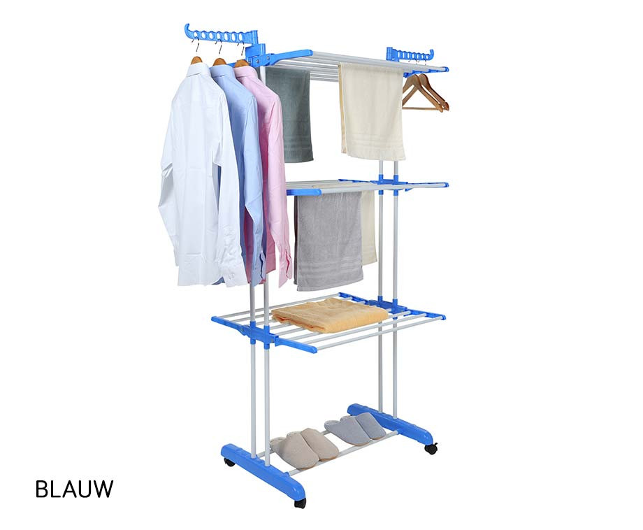 Inklapbaar Wasrek Met Wielen - Verkrijgbaar In 4 Kleuren ...