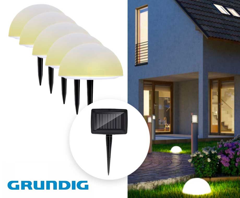 Grundig LED Solar Lichtbollen Aanbieding ⏰ | VoordeelVanger.