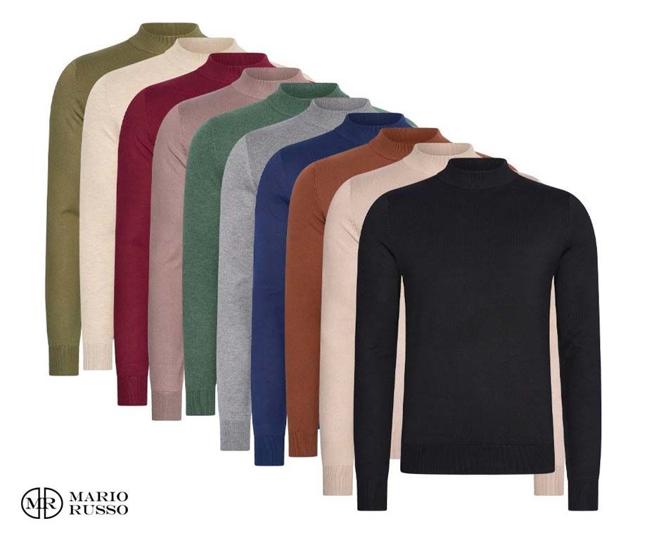 Mario Russo Turtle Neck Trui Aanbieding ⏰ | VoordeelVanger.n