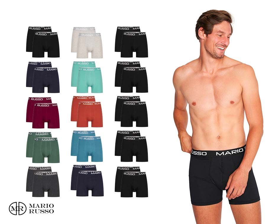 10-Pack Mario Russo Boxershorts Aanbieding ⏰ | VoordeelVange