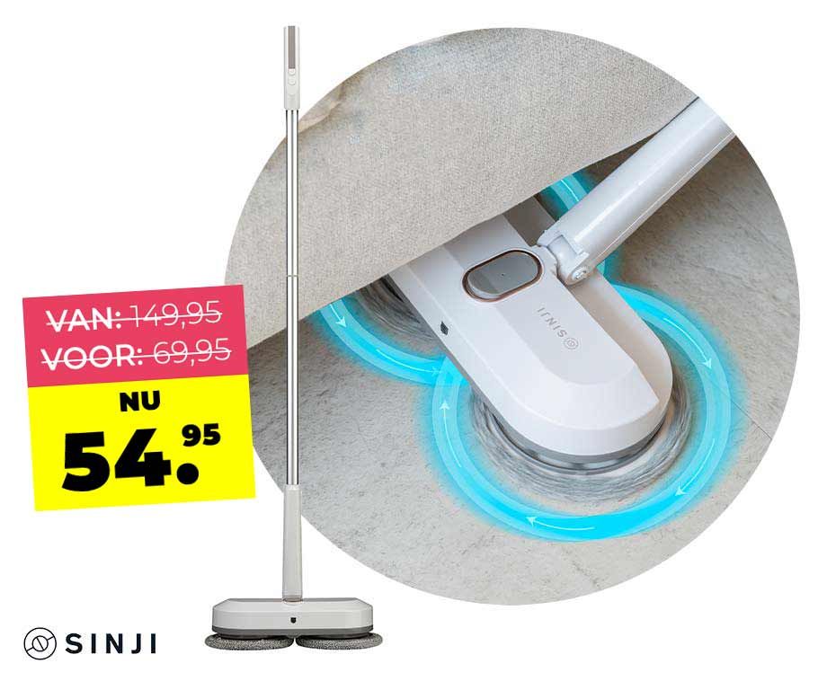 Sinji Elektrische Dweil Aanbieding ⏰ | VoordeelVanger.nl