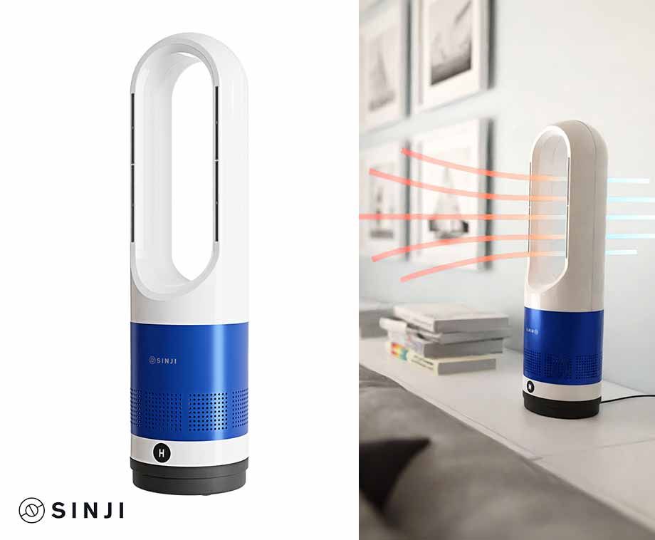 Sinji Hot & Cold Bladeless Fan Aanbieding ⏰ | VoordeelVa