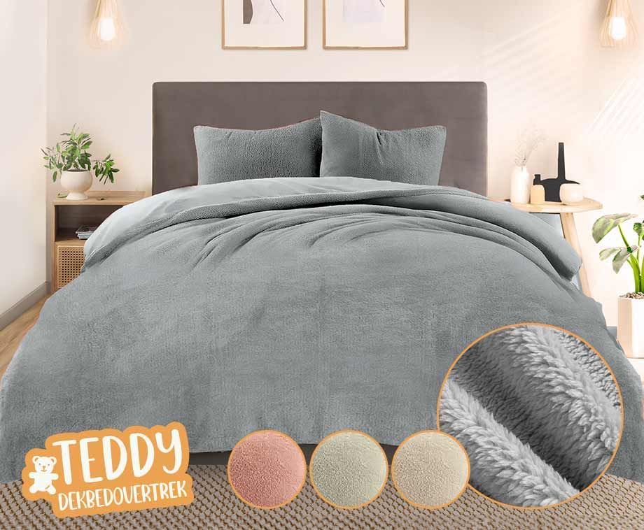 Teddy Fluffy Dekbedovertrek Aanbieding ⏰ | VoordeelVanger.nl