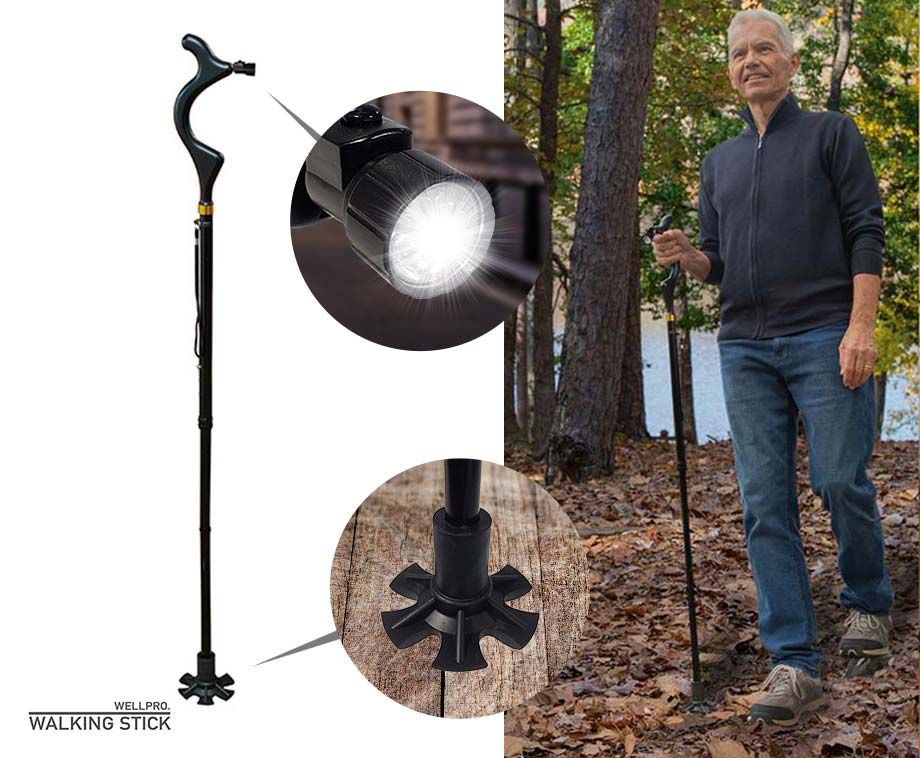 Well Pro Verstelbare Wandelstok Aanbieding ⏰ | VoordeelVange
