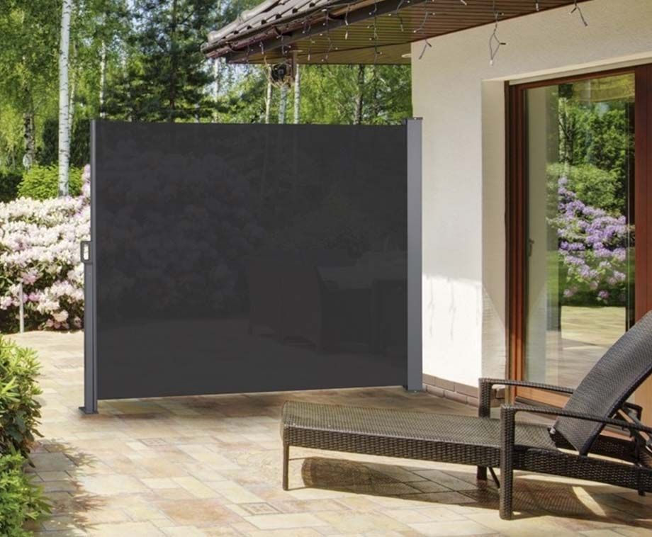 Luxe Uitschuifbaar Windscherm Zwart Aanbieding ⏰ | VoordeelV