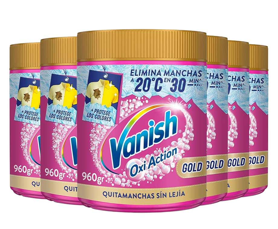6-Pack Vanish Oxi Action 960g Aanbieding ⏰ | VoordeelVanger.