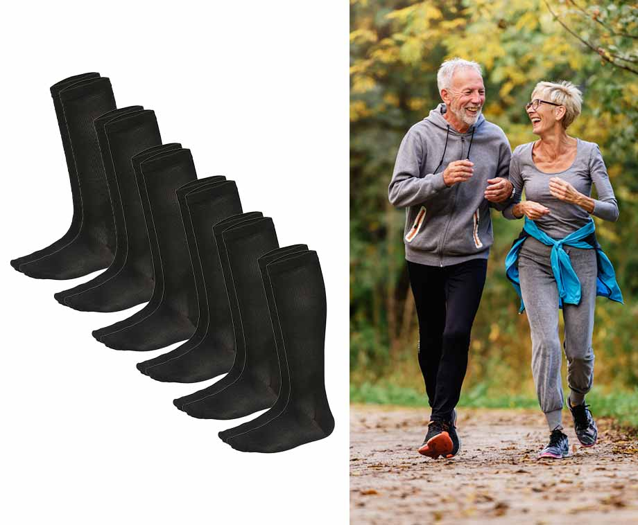 Compressiesokken Zwart Aanbieding ⏰ | VoordeelVanger.nl