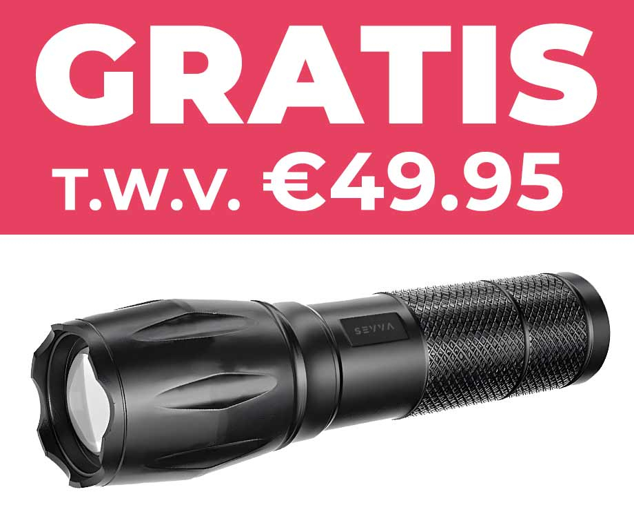 SEVVA® Militaire Zaklamp 500 Meter Bereik Aanbieding ⏰ | Voo