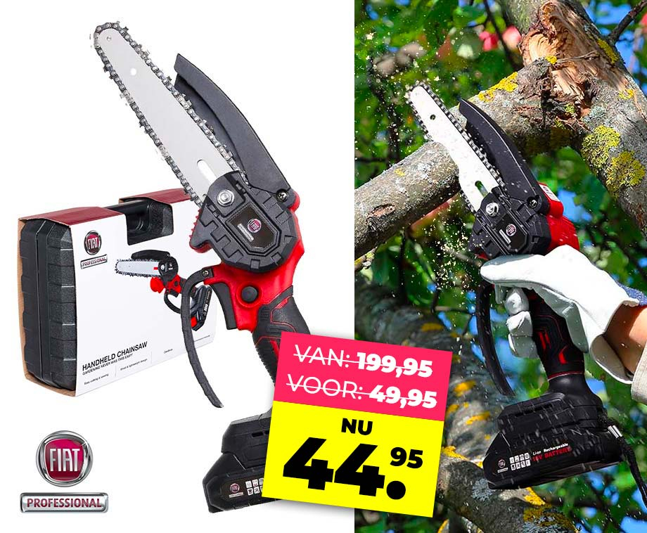 Fiat Professional Kettingzaag Met Accu Aanbieding ⏰ | Voorde