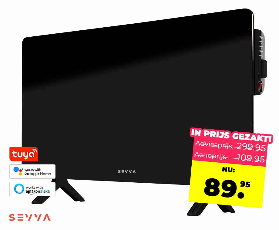 SEVVA® Slim Infrarood Verwarmingspaneel met WiFi Aanbieding