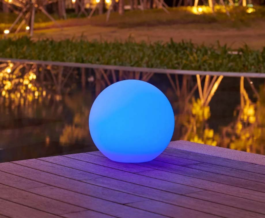 Hyundai Solar RGB 20 CM LED Bol Aanbieding ⏰ | VoordeelVange