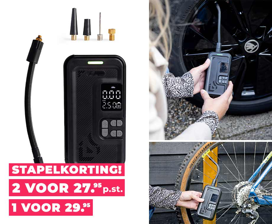 Draadloze Luchtcompressor Aanbieding ⏰ | VoordeelVanger.nl