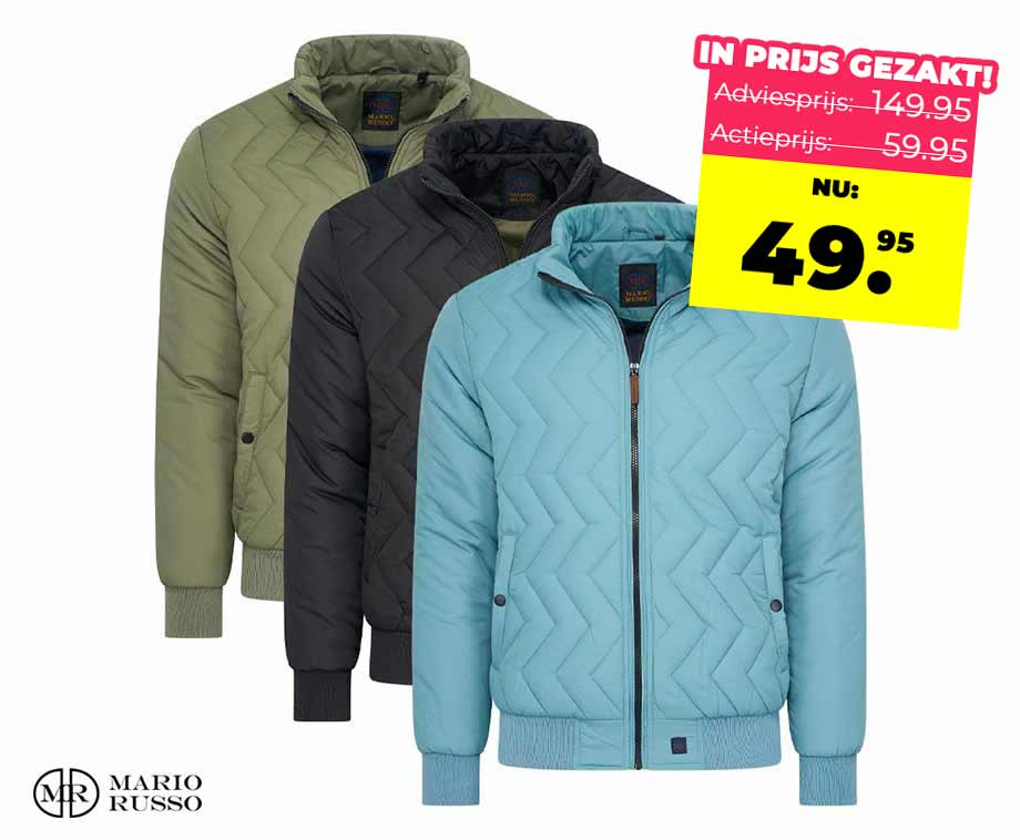 Mario Russo Aviation Jas Aanbieding ⏰ | VoordeelVanger.nl