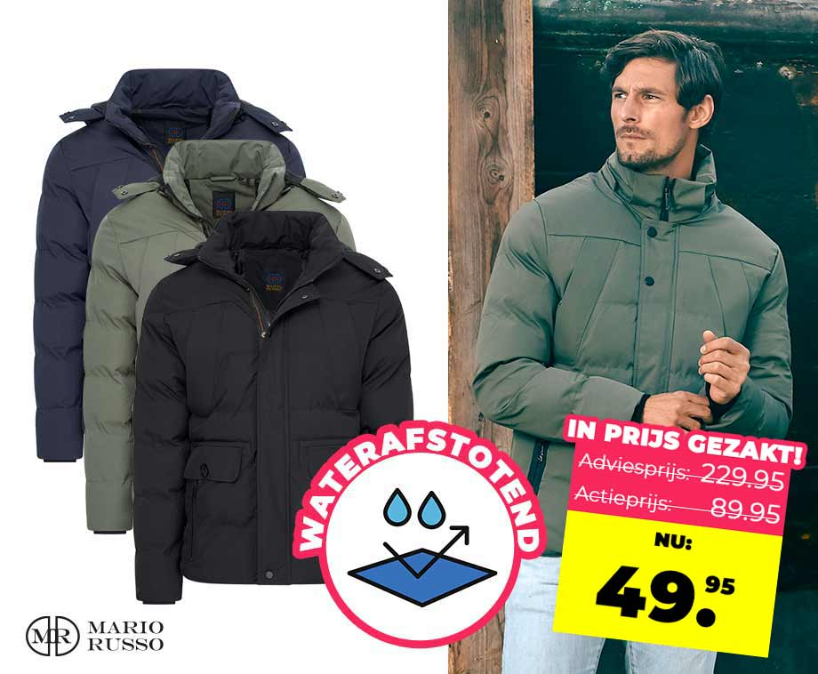 Mario Russo Ranger Jas Aanbieding ⏰ | VoordeelVanger.nl