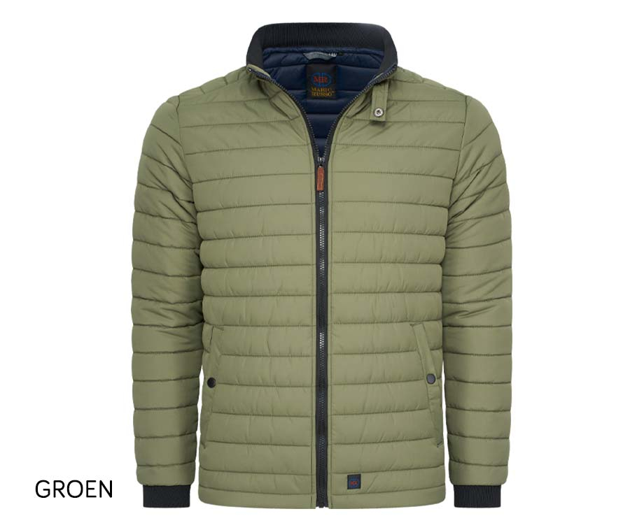 Mario Russo Wave Jas-Groen-L Aanbieding ⏰ | VoordeelVanger.n