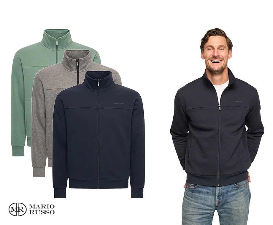 Mario Russo Zip Vest Linea Aanbieding ⏰ | VoordeelVanger.nl