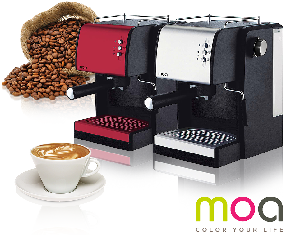 Moa Design Espressomachine Met Melkopschuimer Aanbieding ⏰