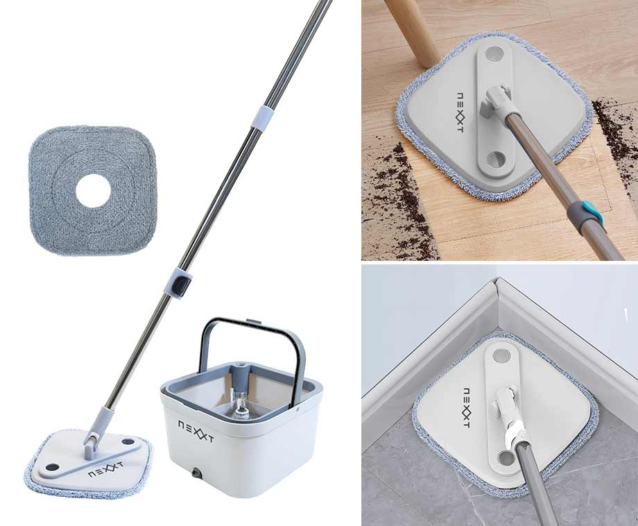 Roterende Mop Met Uitwringemmer Aanbieding ⏰ | VoordeelVange