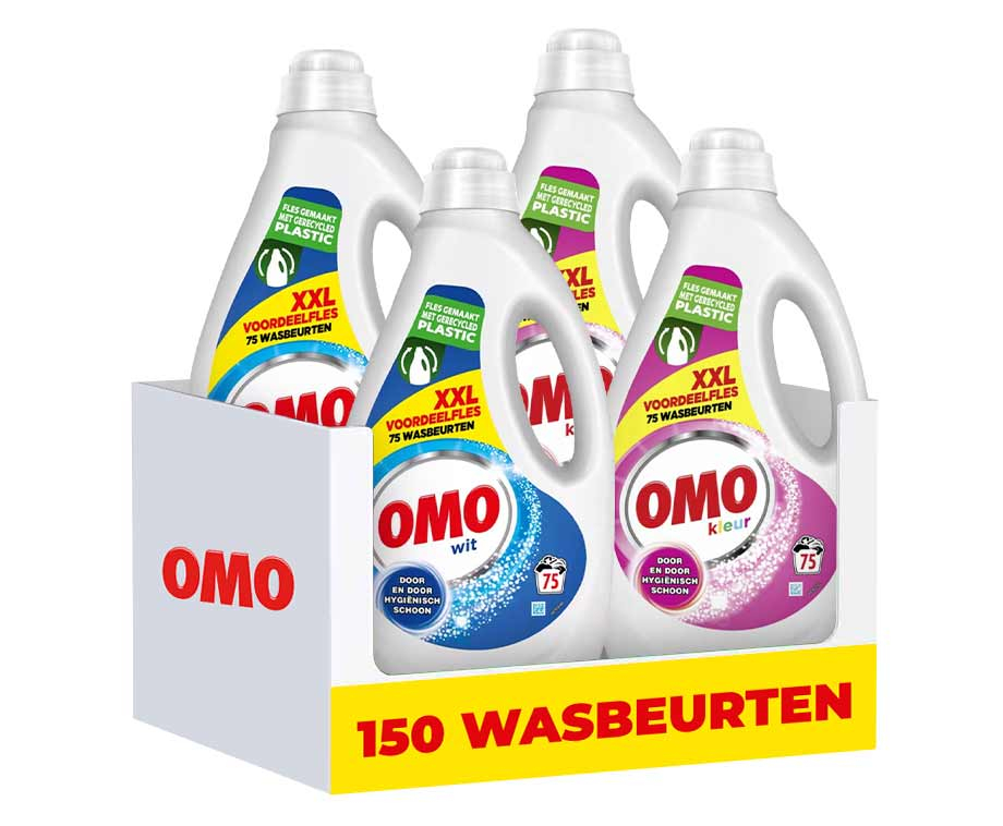 2x4L Omo Vloeibaar Wasmiddel Aanbieding ⏰ | VoordeelVanger.n