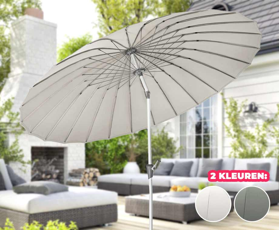 Shanghai Parasol Met Prachtige Baleinen 280 cm Aanbieding ⏰