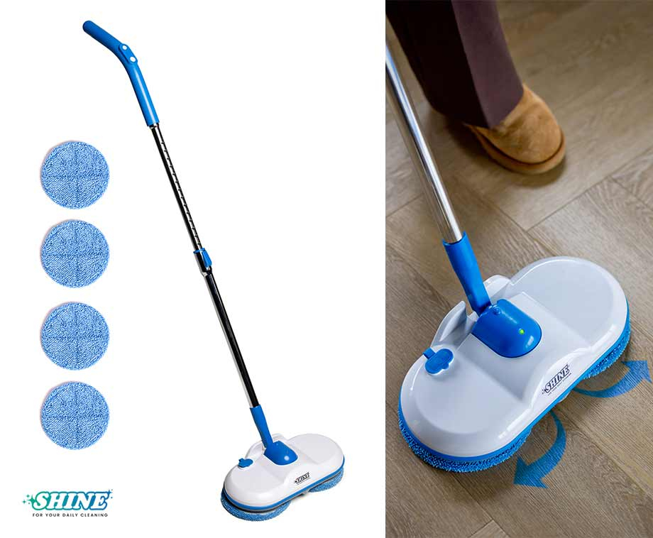 Shine Elektrische Roterende Mop Aanbieding ⏰ | VoordeelVange