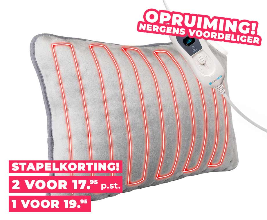 Silvergear Infrarood Warmtekussen Elektrisch Aanbieding ⏰