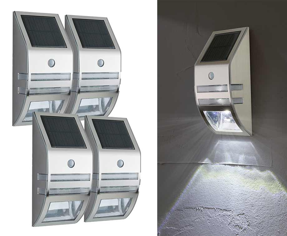 Solar Muurlamp 2+2 GRATIS Aanbieding ⏰ | VoordeelVanger.nl