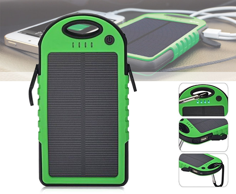 Soundlogic Solar Powerbank 5000mAh Aanbieding ⏰ | VoordeelVa