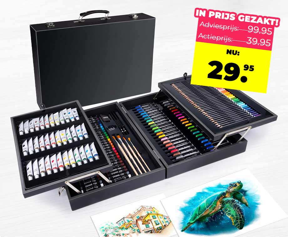 172-Delige Teken- En Verfset Aanbieding ⏰ | VoordeelVanger.n