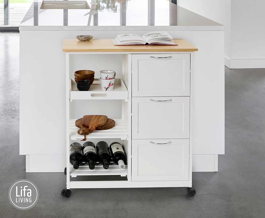 Verrijdbare Luxe Keukentrolley Aanbieding ⏰ | VoordeelVanger