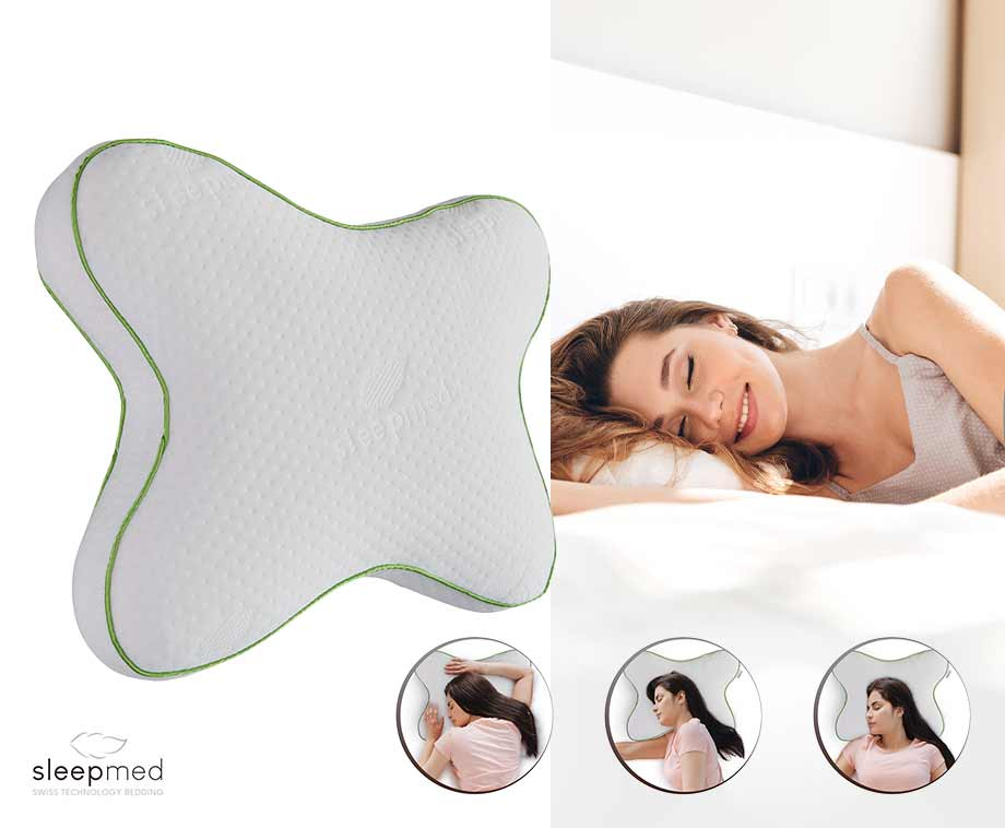 SleepMed Ergonomisch Vlinderkussen Aanbieding ⏰ | VoordeelVa