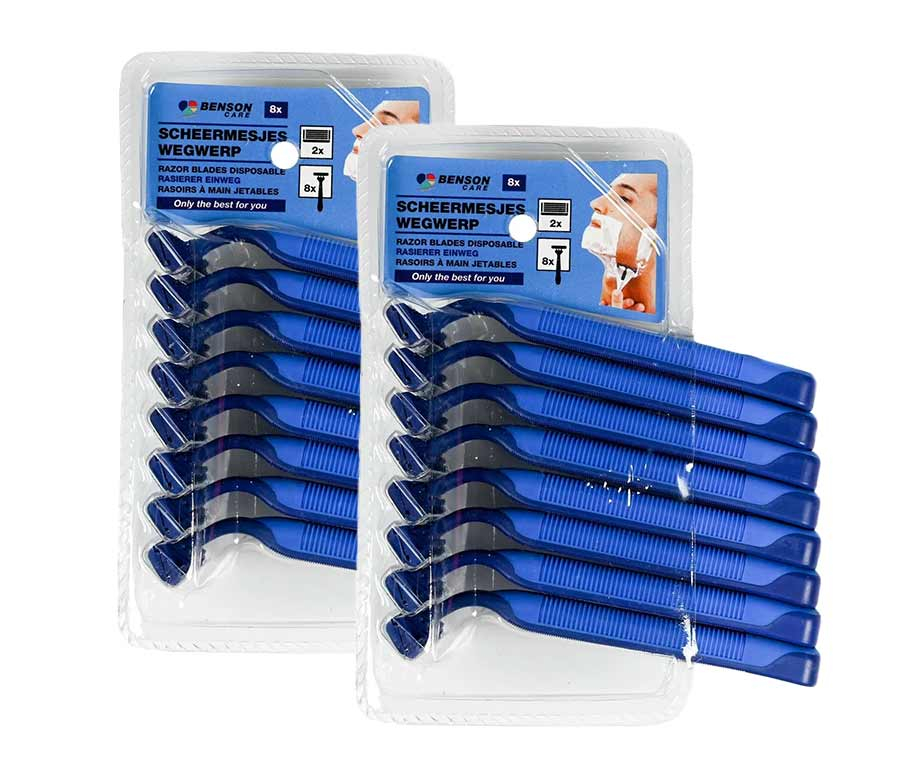 8-Pack Wegwerp Scheermesjes Aanbieding ⏰ | VoordeelVanger.nl