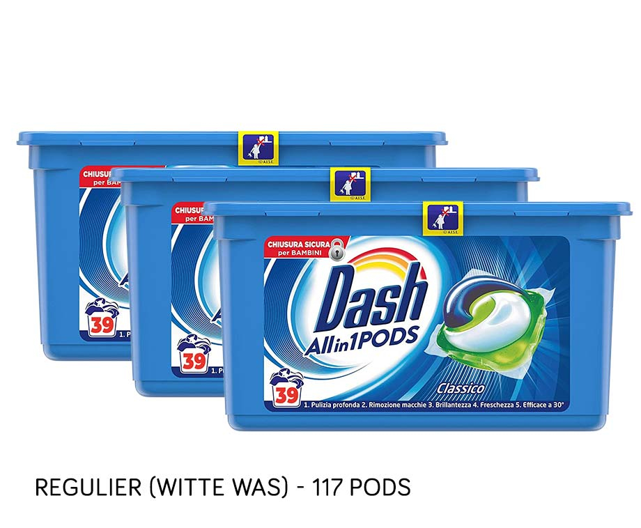 MEGA PACK: Dash 3-In-1 Wasmiddel Pods Aanbieding ⏰ | Voordee
