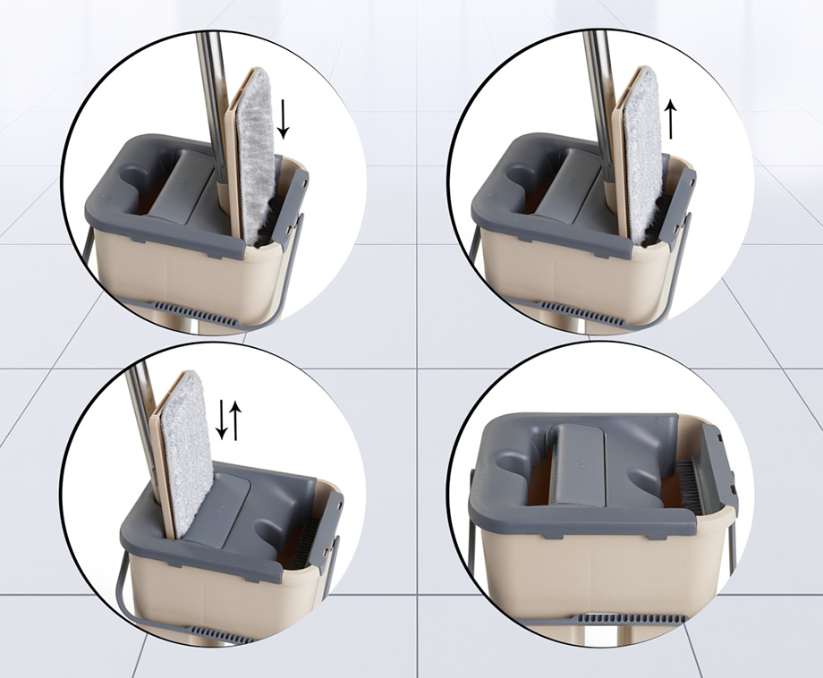 Umuzi Flat Mop - Met Zelfreinigend Mechanisme! | VoordeelVanger.nl ...