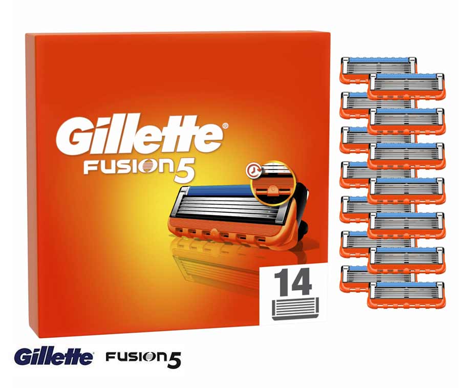 14-Pack Gillette Fusion5 Aanbieding ⏰ | VoordeelVanger.nl
