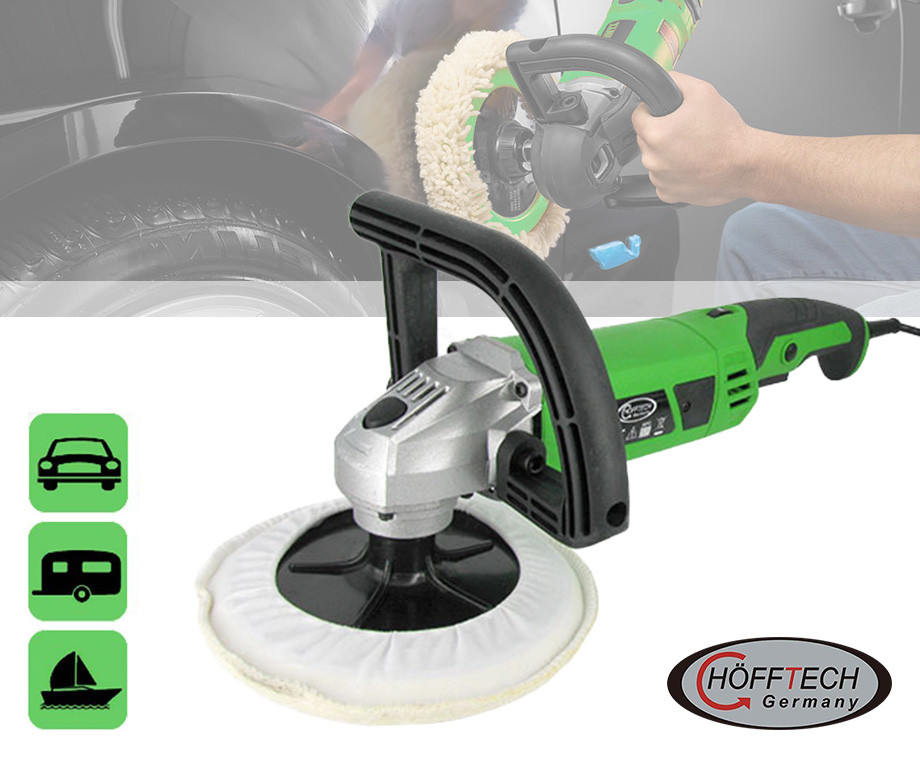 Hofftech 1200W Poetsmachine - Maak Auto, Boot & Caravan Weer Als Nieuw ...