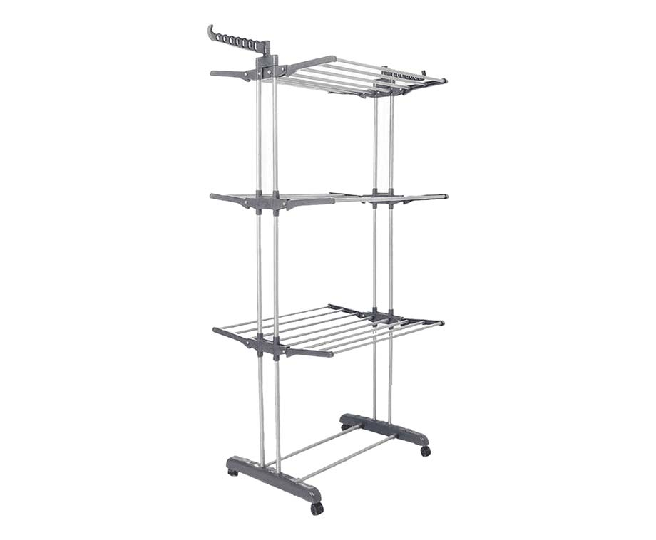 XL Inklapbaar Wasrek - Met Wieltjes, Eenvoudig Op Te Bergen ...