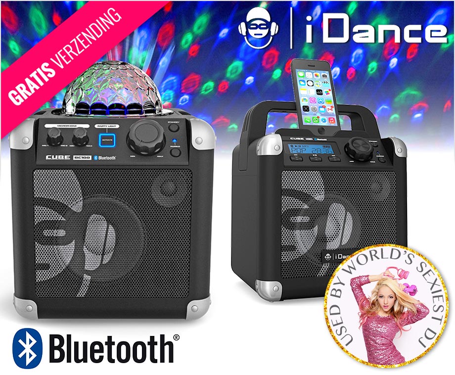 iDance All-In-One Bluetooth Muzieksysteem - Met Ingebouwde Accu Of ...
