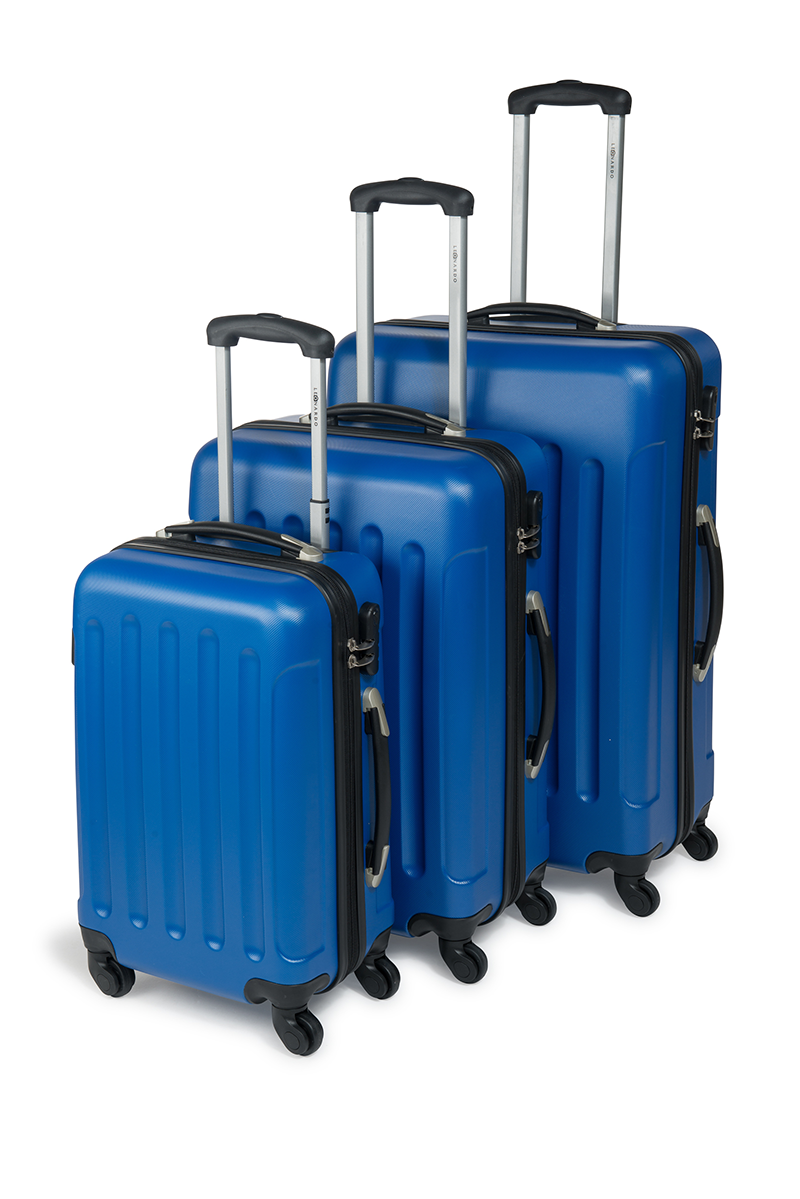 3-Delige Set Trolley-Koffers van Leonardo Aanbieding ⏰ | Voo